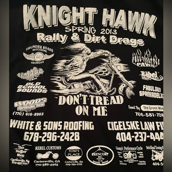 Harley-Davidson | Shirts | Very Rare Motorcycle Racing Tshirt Knight ...